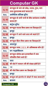 500+ Computer GK Question and Answer in Hindi PDF – GK Time Hindi